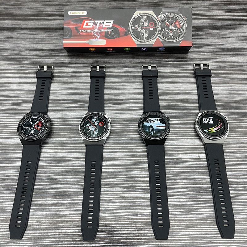 GT8 Porsche Sports Smart Watch Wireless Charging NFC BT Call smartwatch ...