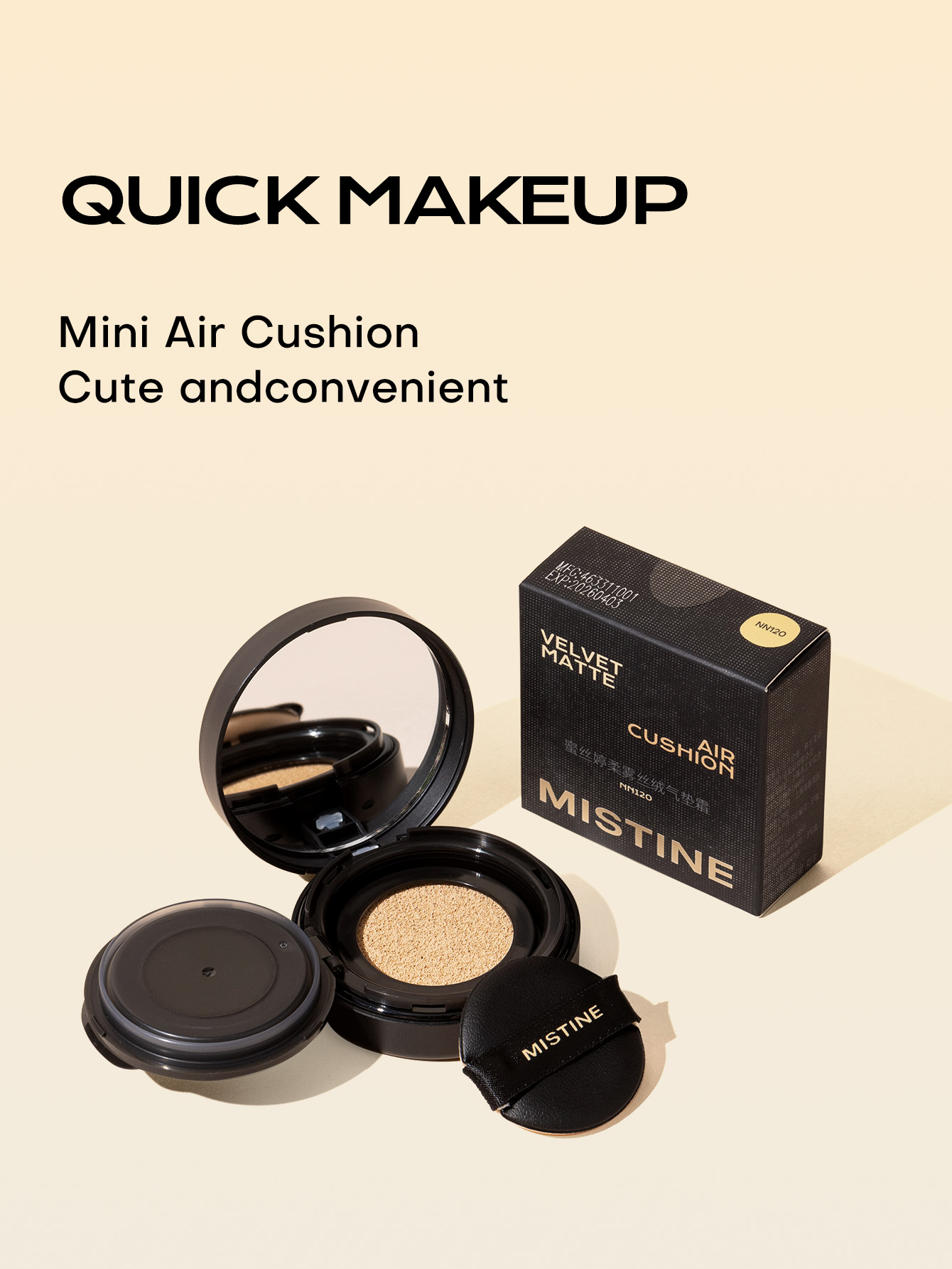 Mistine air cushion BB cream concealer moisturizing mixed oil dry skin ...