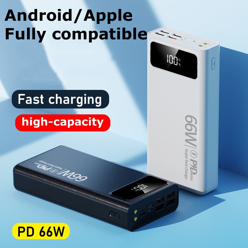 POWER BANK original 40000mAh Portable charger 4 USB 3 inputs mini ...