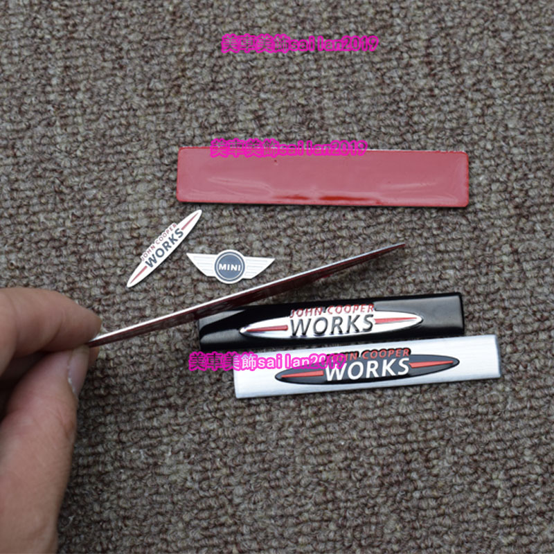 Suitable for BMW mini Metal Modified Car Logo Sticker Steering Wheel ...