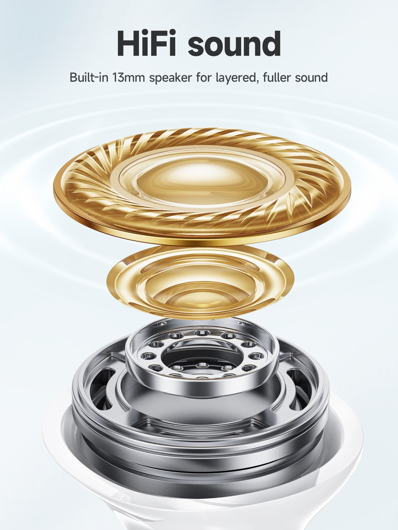 HOCO EW74 TWS True Wireless Bluetooth Headset Bluetooth 5.4 Earbuds ...