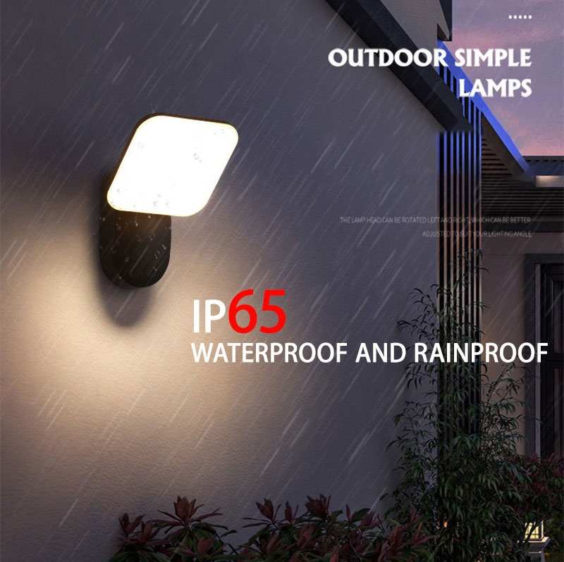 Outdoor Wall Lamp, Waterproof Villa, Courtyard, Sensing Garden, Exposed ...