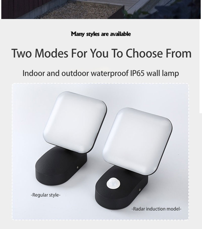 Outdoor Wall Lamp, Waterproof Villa, Courtyard, Sensing Garden, Exposed ...