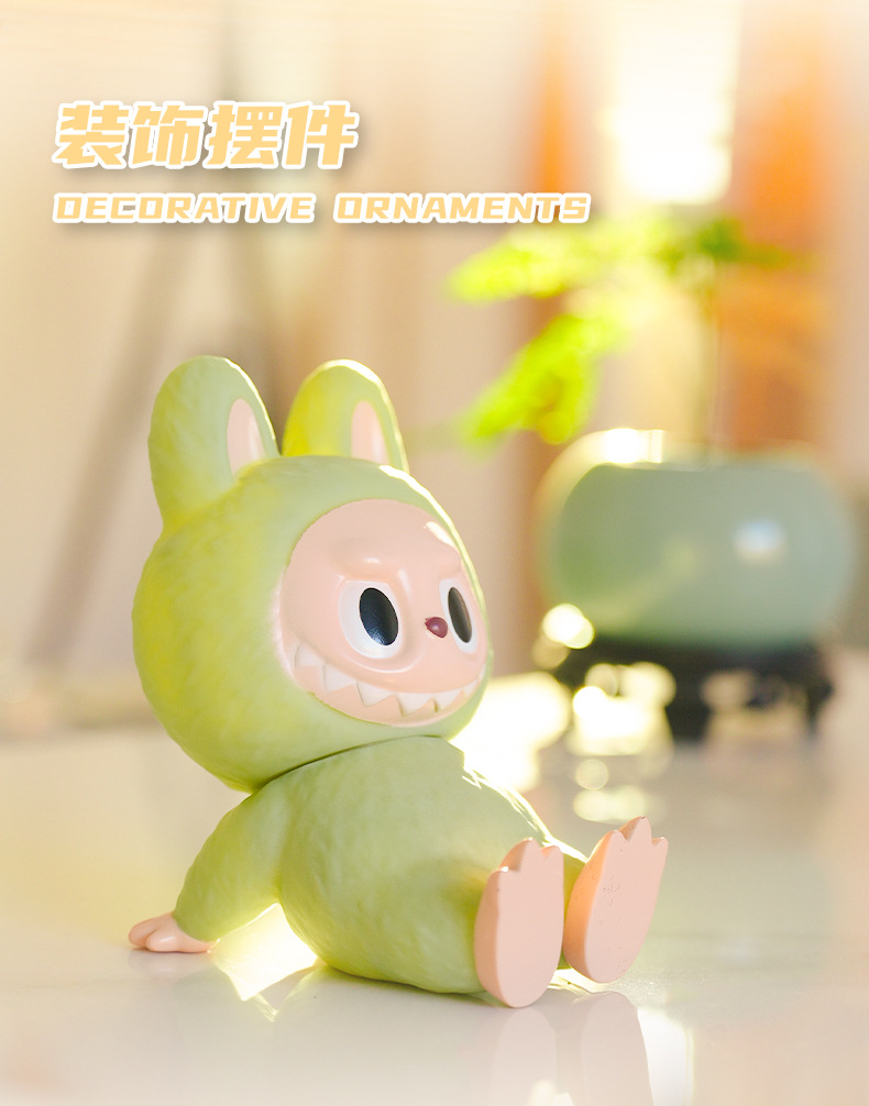 6pcs New Kawaii Labubu Phone Holder Labubu Figure Model Desktop ...