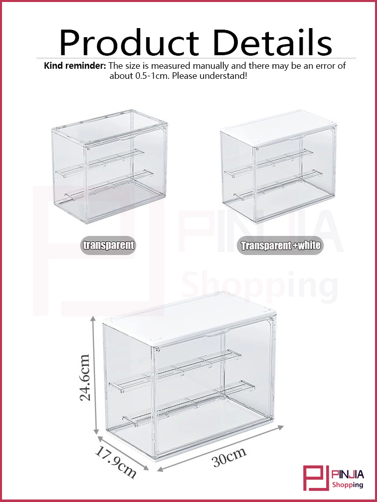 Acrylic Popmart Display Box Figurine Display Case Lego Toy Molly Blind ...