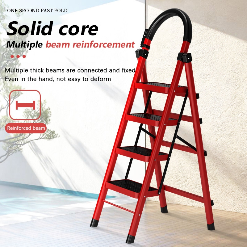 Collapsible ladder Carbon steel thick ladder 3/4/5/6 step ladder ...