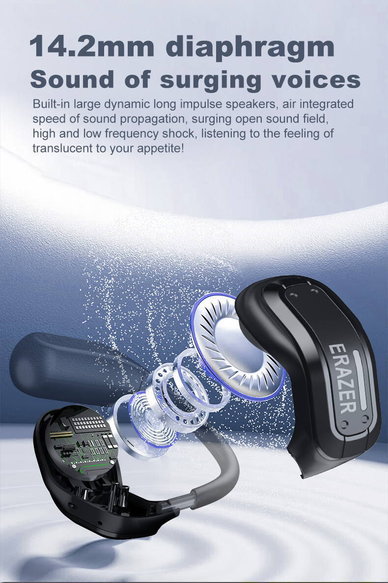 ERAZER X8 AI Translation Bluetooth Earbuds OWS Sport Wireless ...