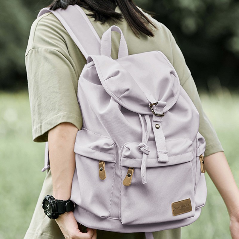 Leacat Backpack for women large capacity casual canvas bag college ...