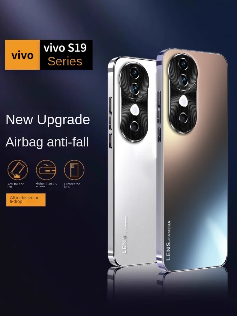 AG Matte Case for Vivo v40 v30 v29 v27 pro s19 s18 s17 s16 skin feeling Full Coverage Anti-Shock ...