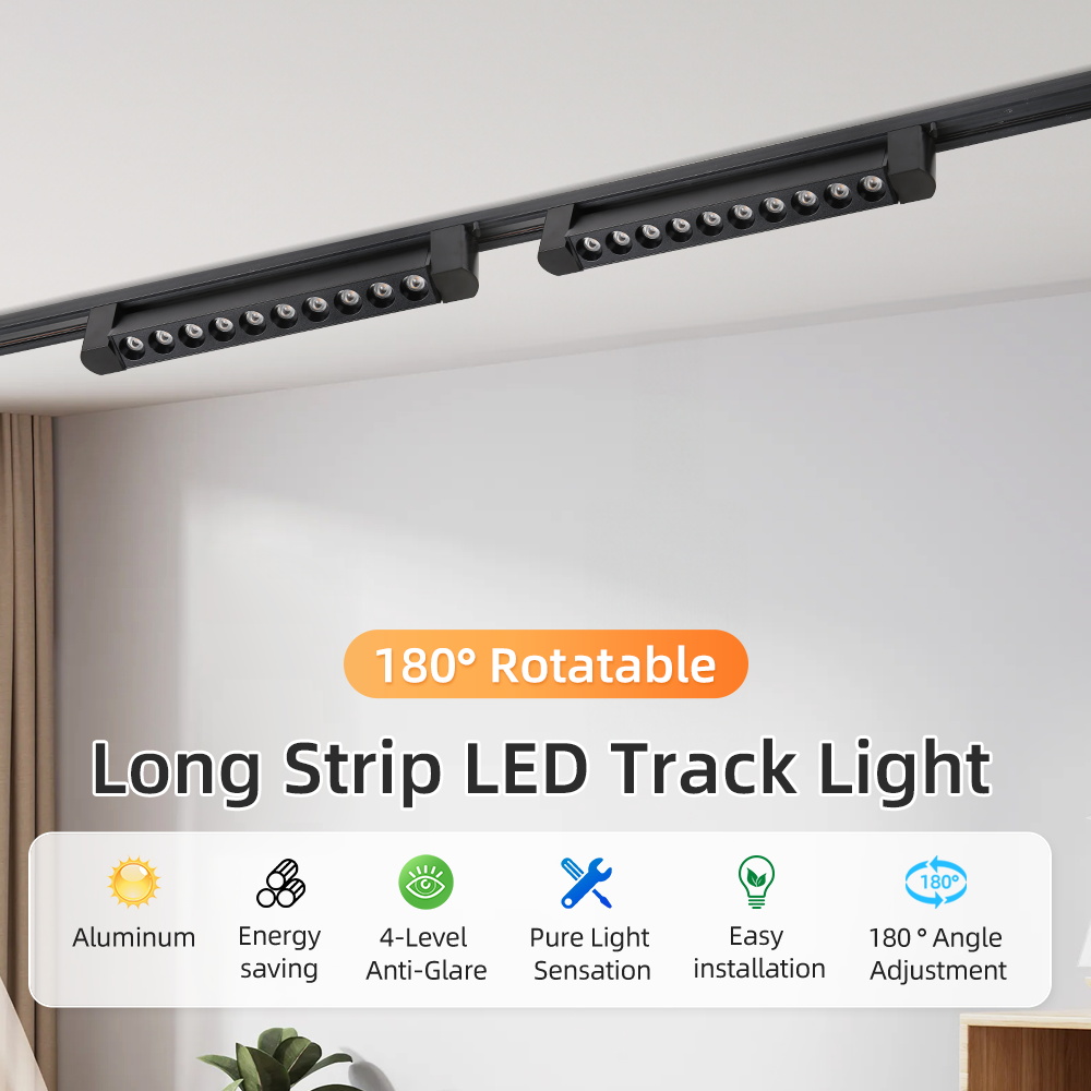 LED Track Light Aluminum Track Pendant Light 10W 15W Dining Chandelier ...