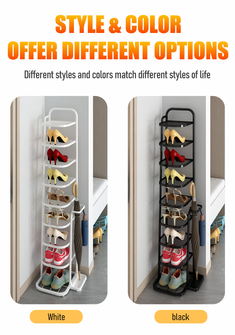 HDB BTO shoe rack metal rust-proof 3/5/7/8/9/10 Layers shoe storage ...