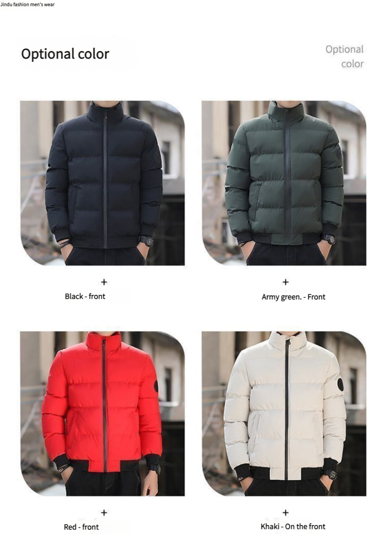 Down Padded Jacket Winter Thick Padded Padded Jacket Men New Style ...