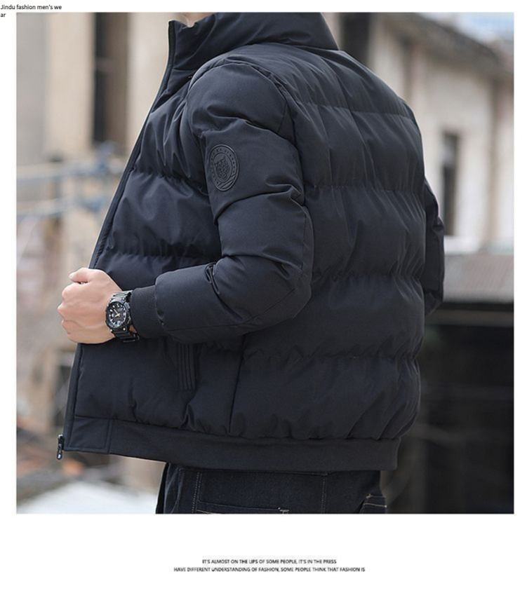 Down Padded Jacket Winter Thick Padded Padded Jacket Men New Style ...