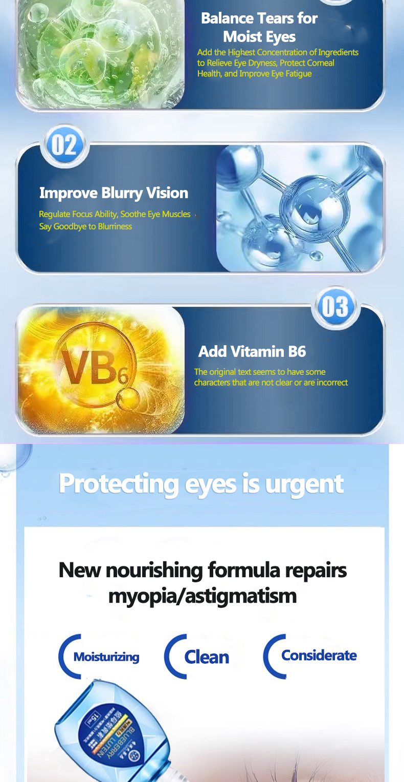 【🇸🇬𝗦𝗚 𝗦𝗧𝗢𝗖𝗞】Eye drop for Relieve eye fatigue Lutein eye drop For ...