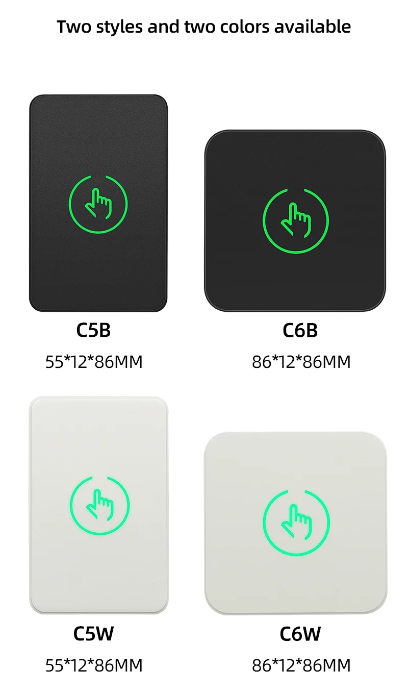 Exit Button Switch NO/NC/COM Door System Push Exit Release Button ...