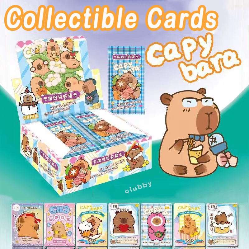 180 Capybara collection cards, good luck capybara, rare flash cards ...