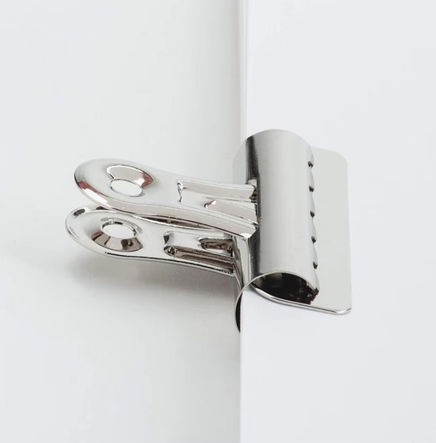 Pack Of 5 Metal Bulldog Clips Paper Letter Document Ticket File Binder ...