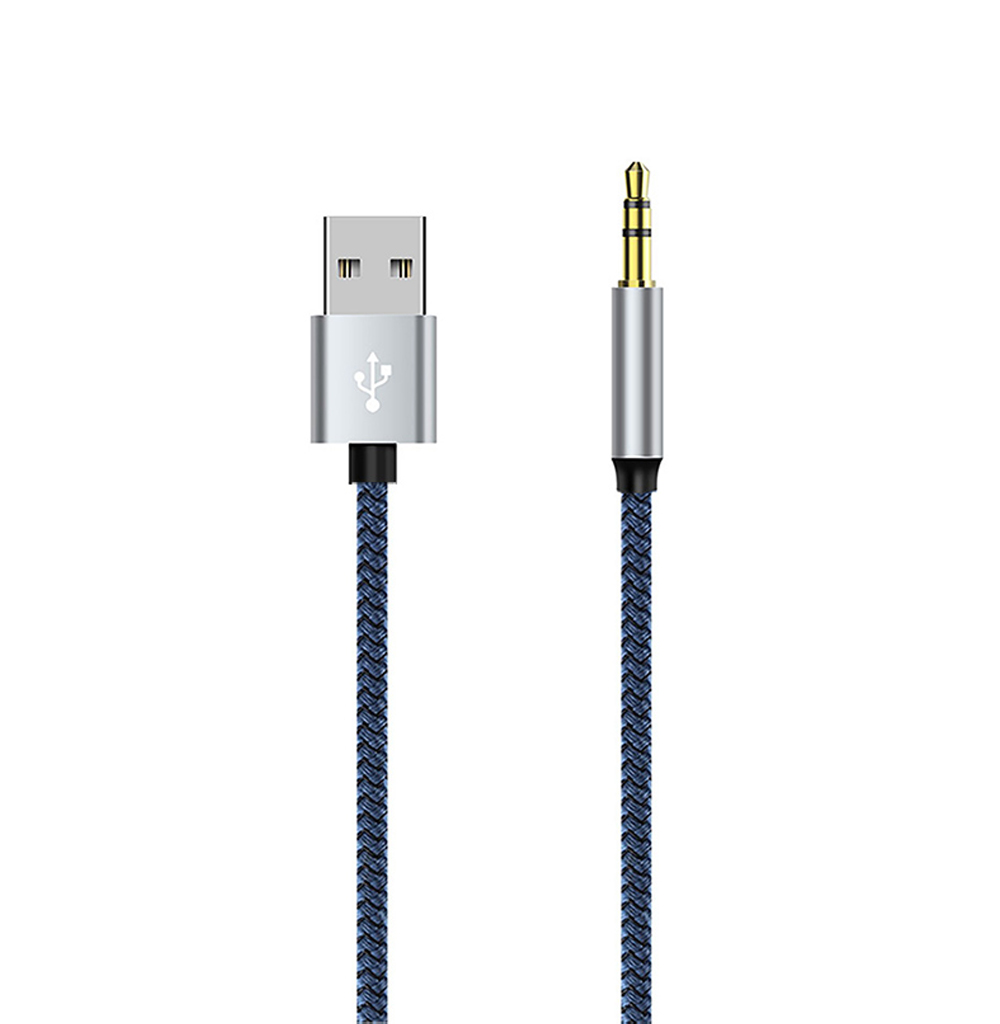 USB to 3.5mm Male Audio Cable USB A to 3.5 Jack AUX Adapter Wire ...