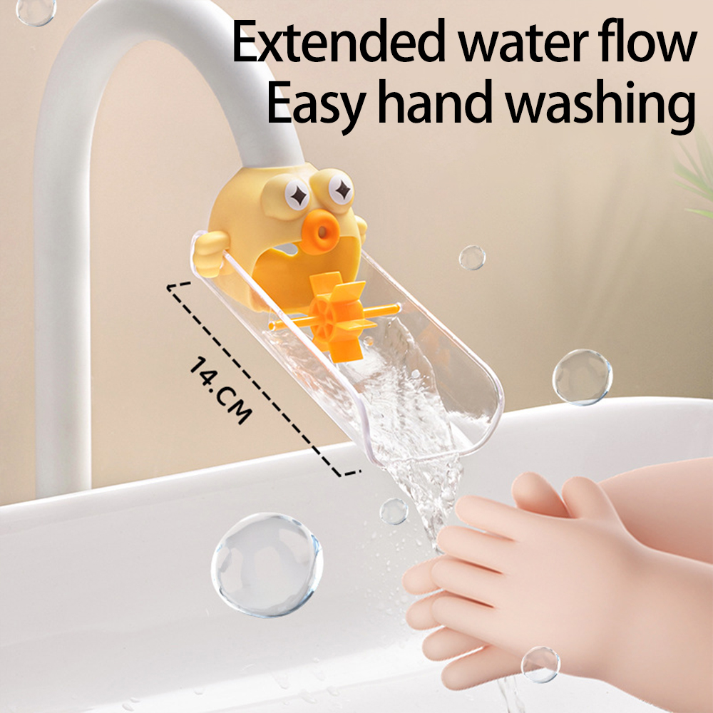 Cute cartoon silicone faucet extender splash proof suitable for ...