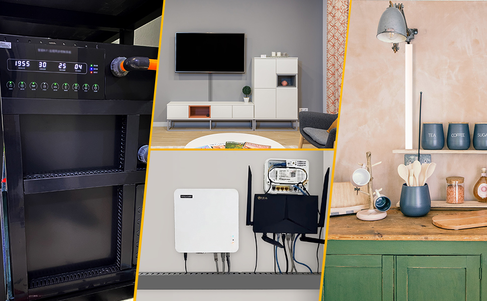 【New Design】Large Cable Raceway , Cord Hider Wire Management Under Desk ...