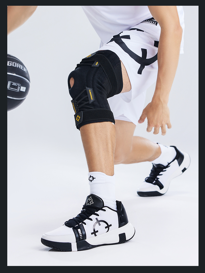 RIGORER Sports Knee Brace for Basketball 1PCS High Elasticity Knee ...
