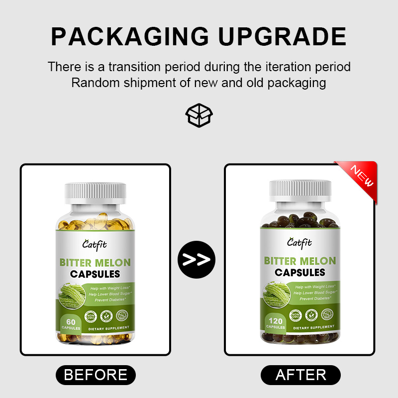 Catfit Bitter Melon capsules Bitter Melon Gourd Extract Supplement ...