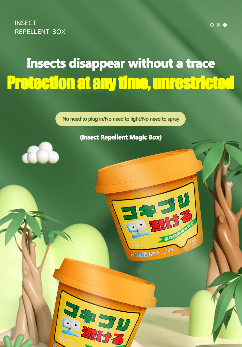 【SG Stock】Cockroach repellent magic box Cockroach killer gel Plant ...