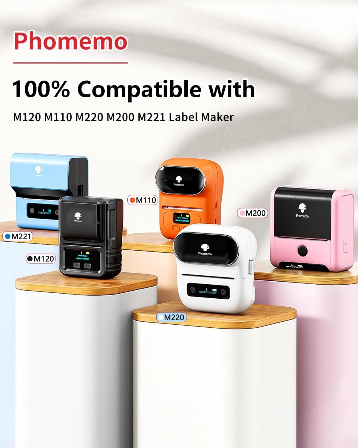 Reflective Color Thermal Label Sticker For Phomemo M110/M120/M200/M220 ...