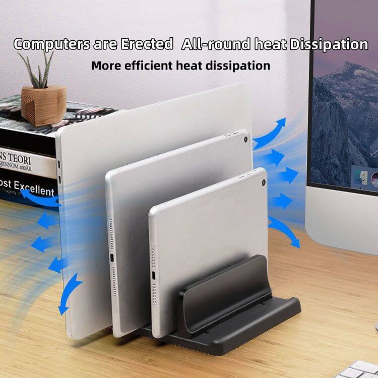 Vertical Laptop Adjustable Stand Laptop Holder Stand Laptop Vertical ...