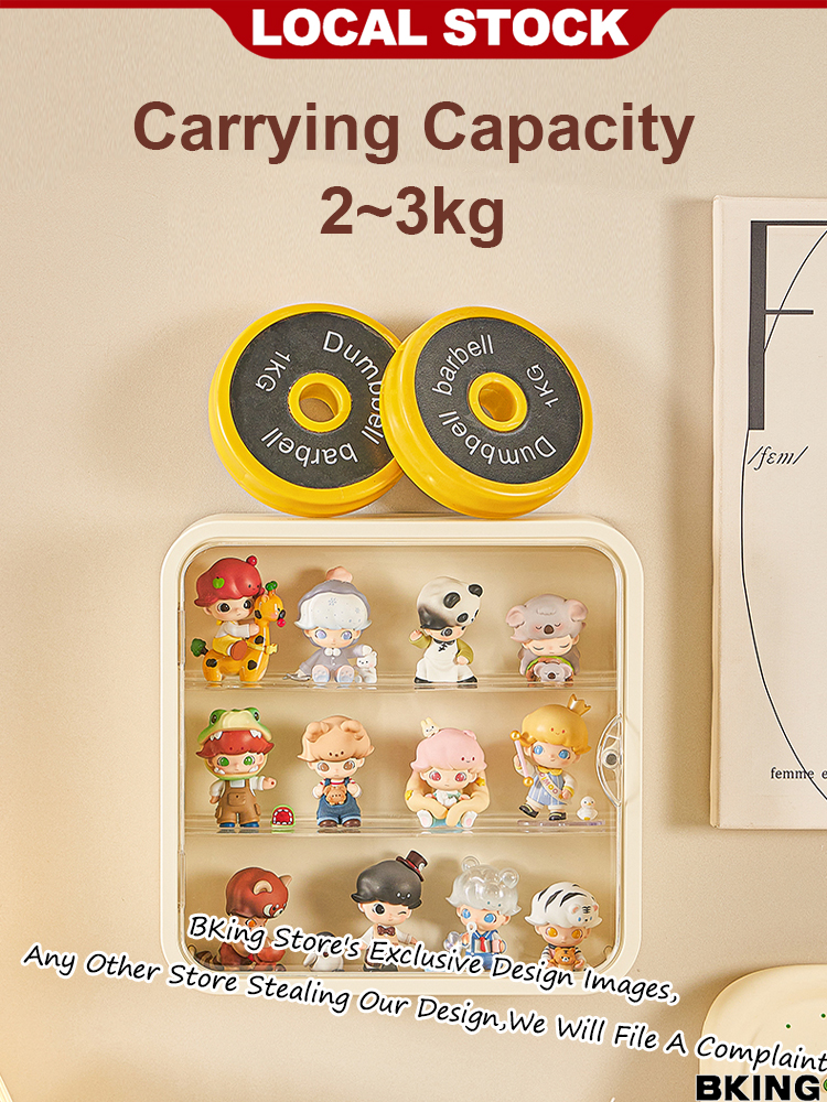 Wall Mounted Popmart Display Box Wall Mount Figurine Display Case Wall ...