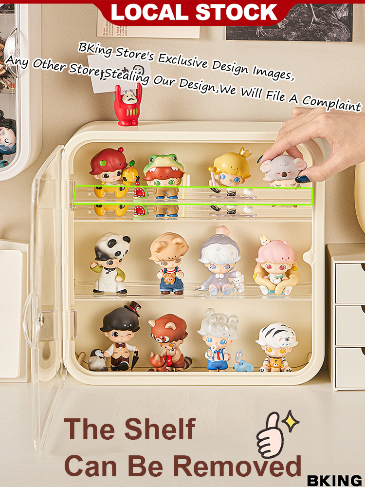 Wall Mounted Popmart Display Box Wall Mount Figurine Display Case Wall ...