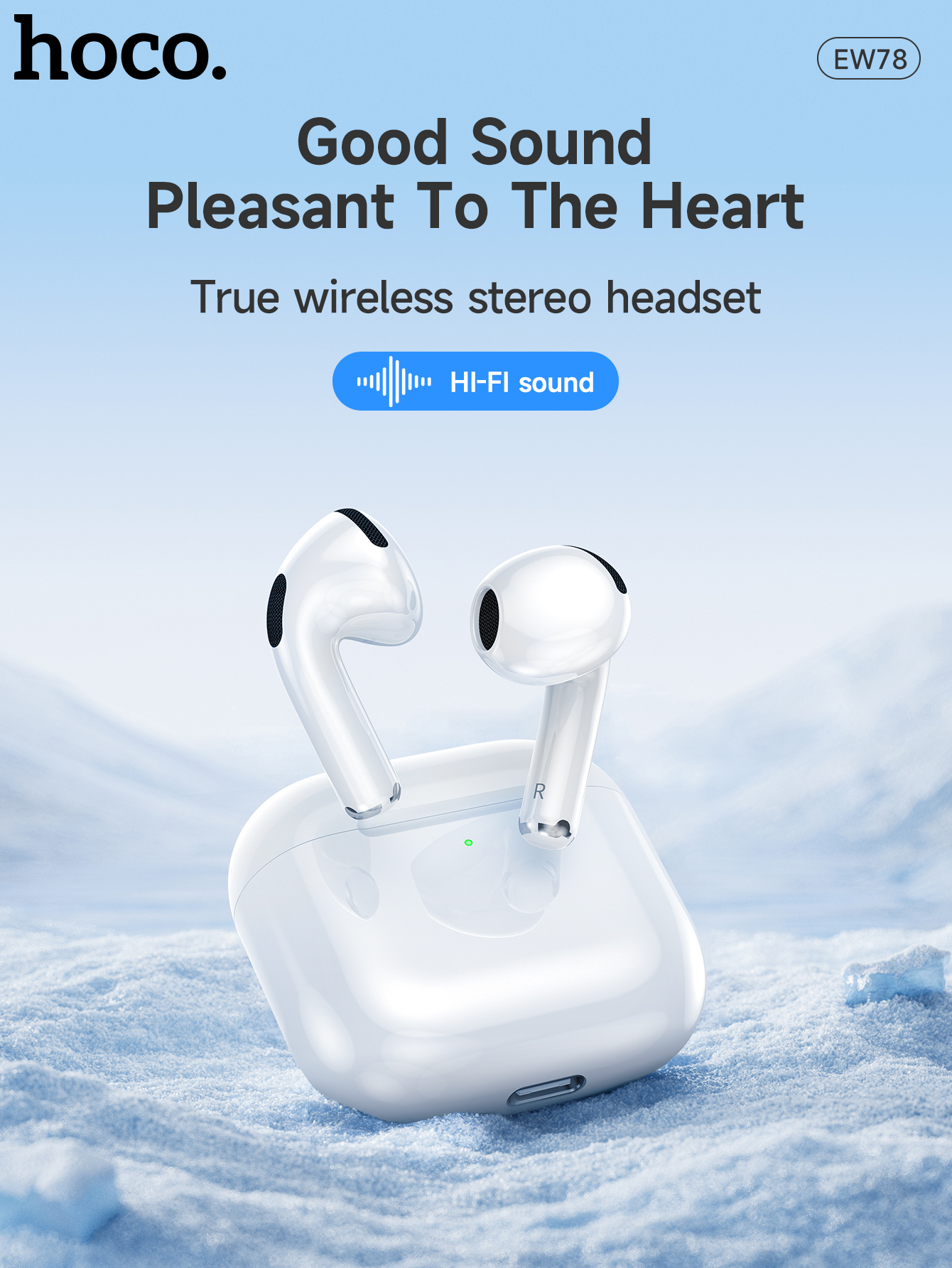 HOCO EW78 TWS True Wireless Headset Bluetooth Earphone BT5.4 With Mic ...