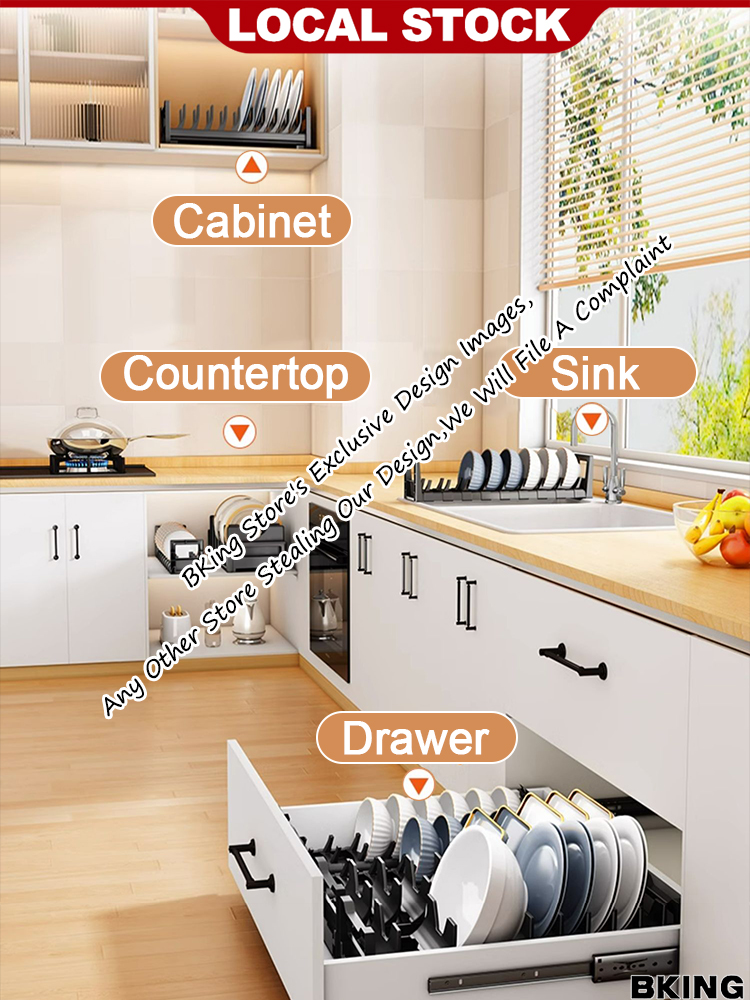 Plate Organiser For Cabinet Plate Organizer Bowl Plate Holder Dish Rack ...