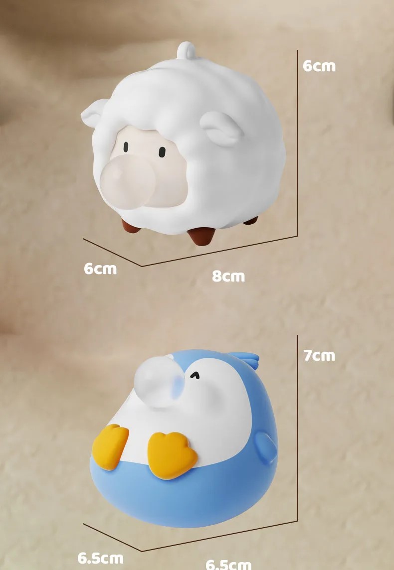 Cute Animal Spitting Bubbles Squish Squeeze Toy Anxiety Stress Relief ...