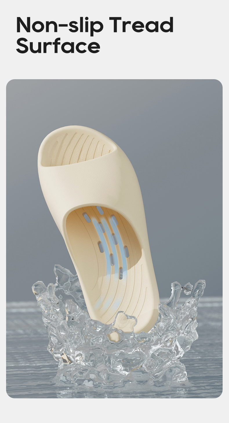 UTUNE Bathroom Slippers Quick-drying Non-slip Shower Slippers Unisex ...