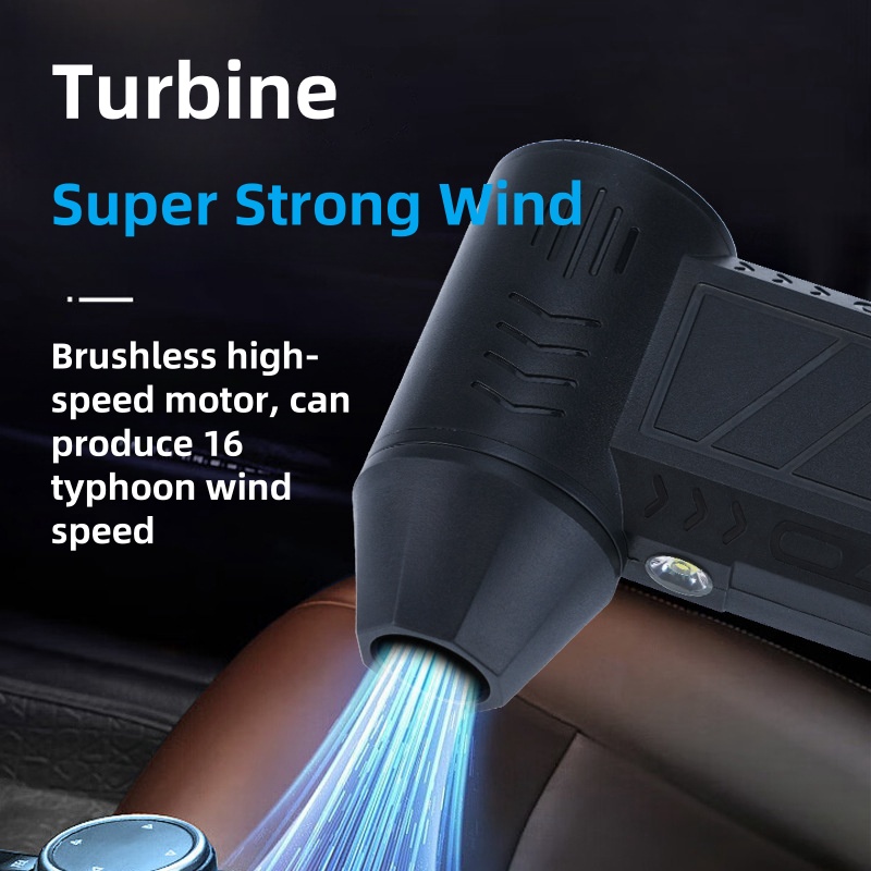 Vinlent Fan Air Blower Cordless Mini Turbo Jet Fan Electric Air 130 ...