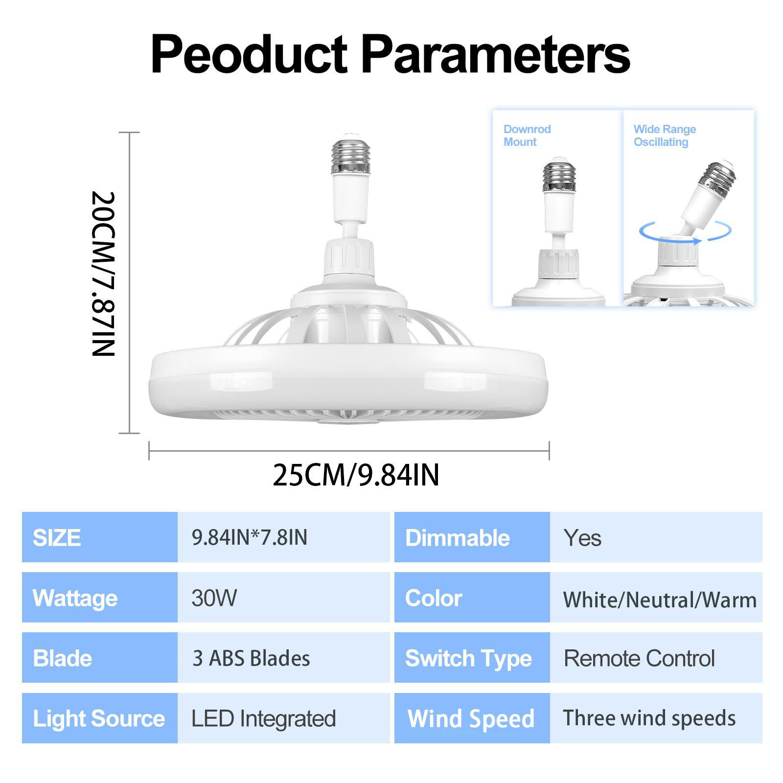 LED Aromatherapy fan light, study light, shade, table lamp, Room 2in1 ...