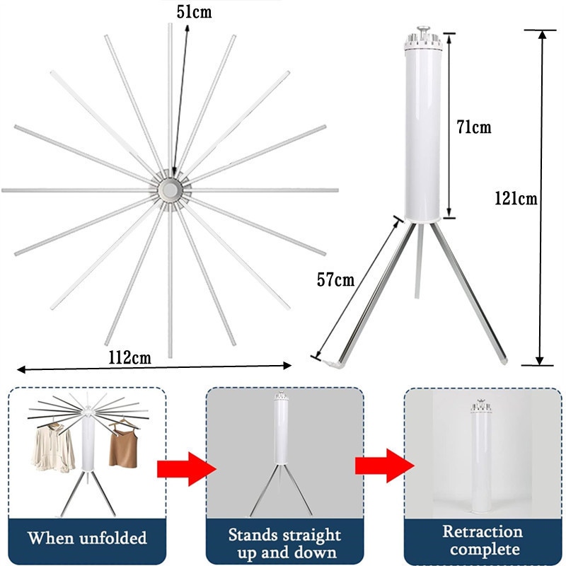 (SG STOCK) Clothes drying rack foldable clothes drying rack floor ...