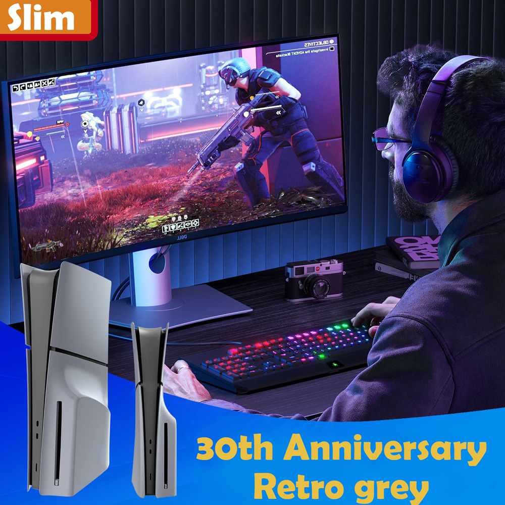 Limited 30th Anniversary for PS5 Slim Faceplate with Logo Sticker ...