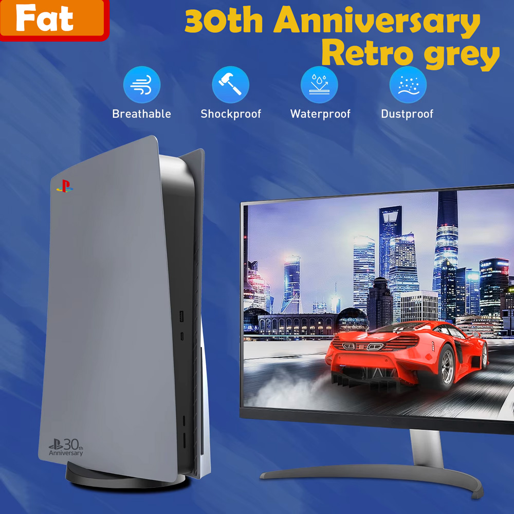 Limited 30th Anniversary for PS5 Slim Faceplate with Logo Sticker ...