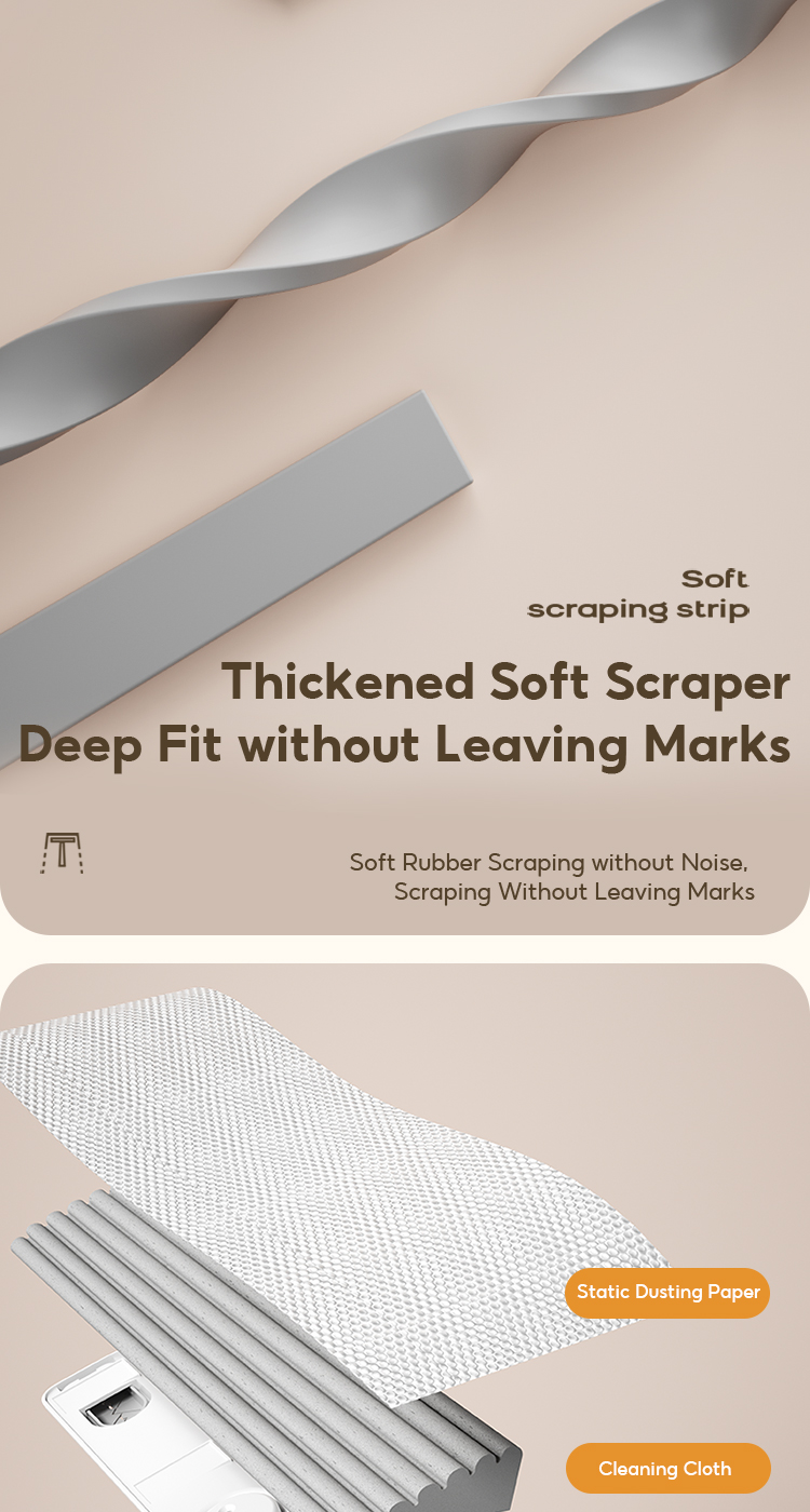 LOOLALA Multifunctional Window Cleaner Wiper Long Handle Brush Car Wash ...