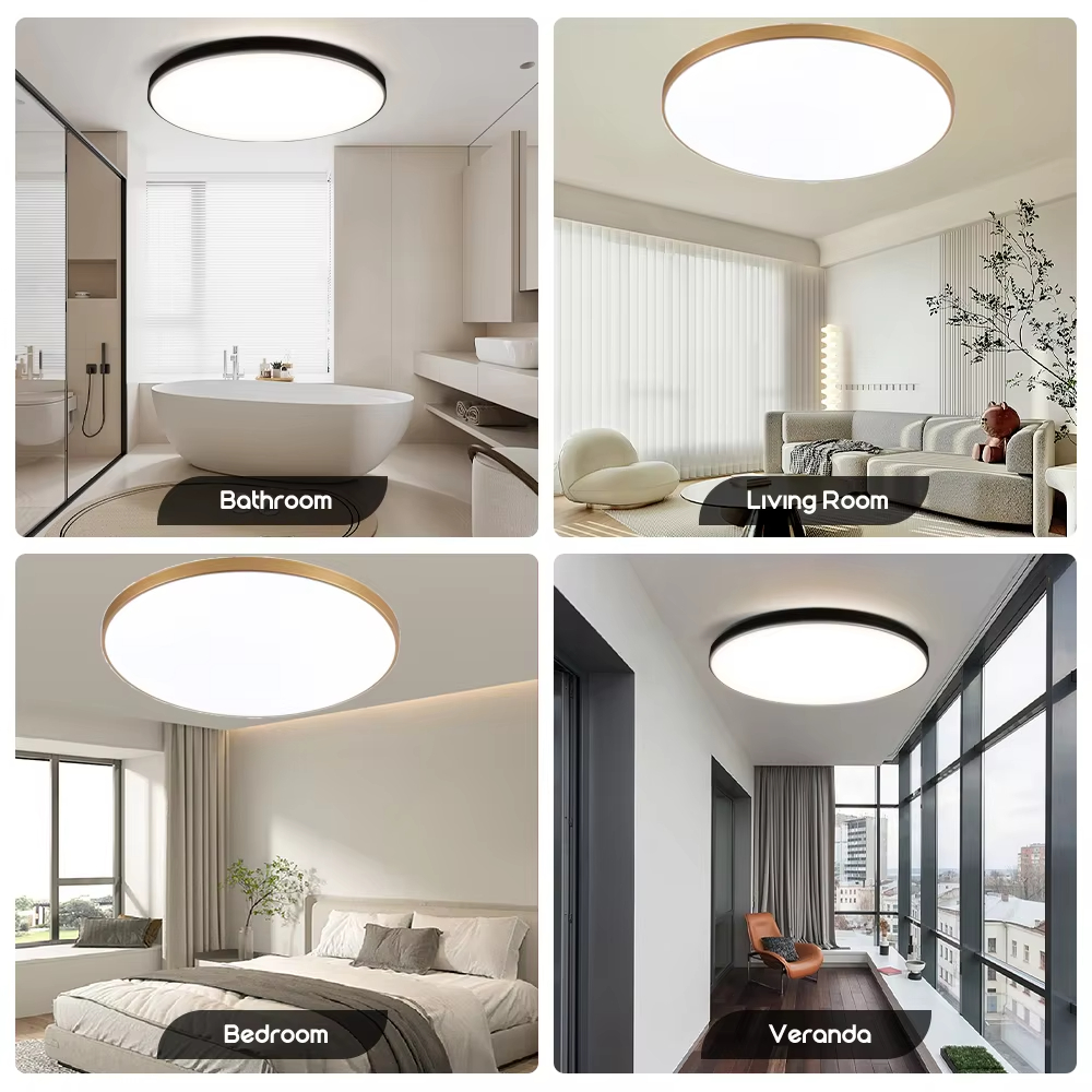 3 Colors Led Ceiling Light Waterproof 30w 40w 50w Ceiling Lamp For ...