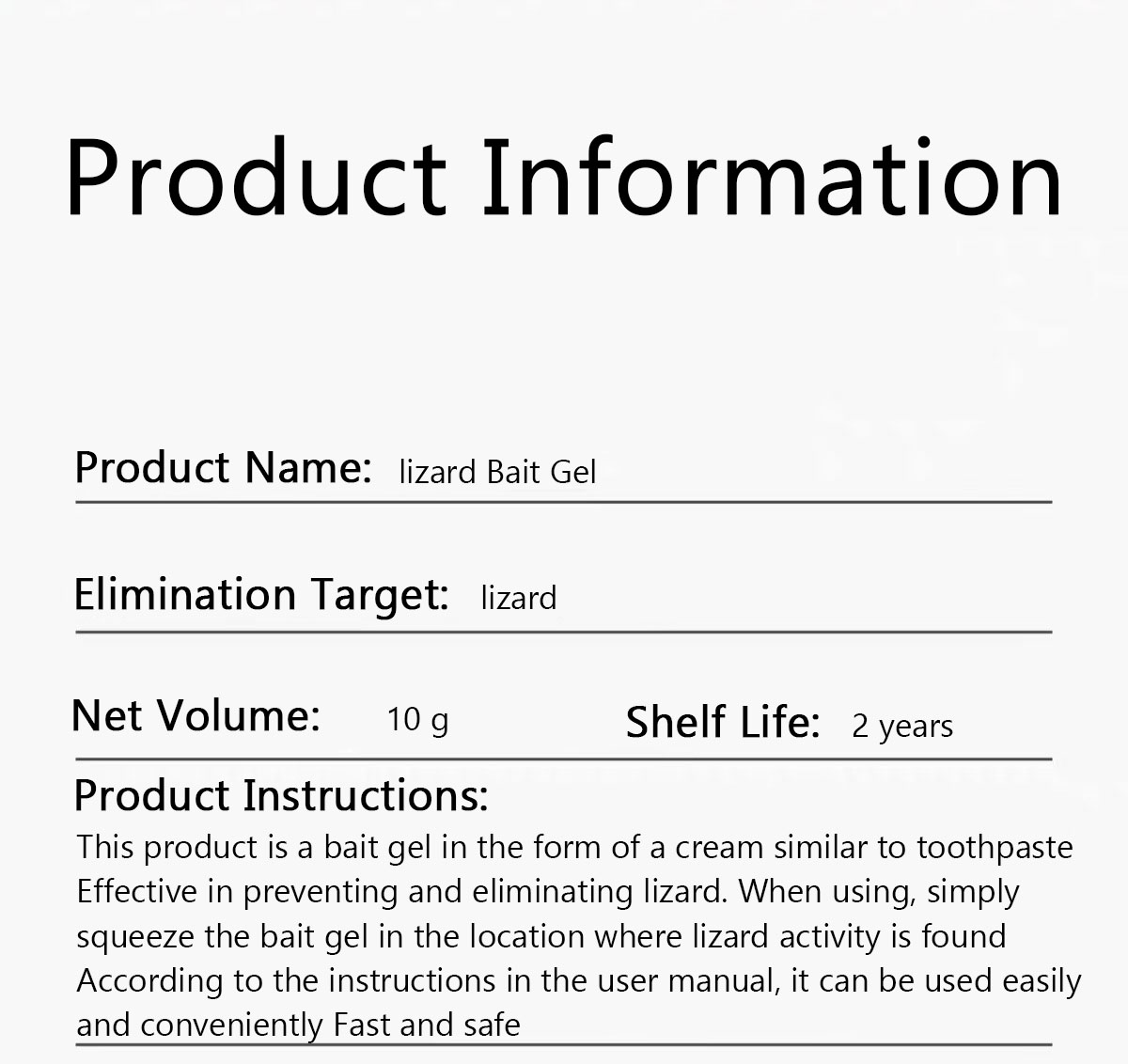 All the Lizard died BS Lizard killer Lizard poison Safe and quick to ...