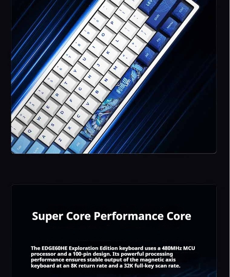 ATK Lev Edge 60He aluminum alloy magnetic axis mechanical keyboard, 8k ...