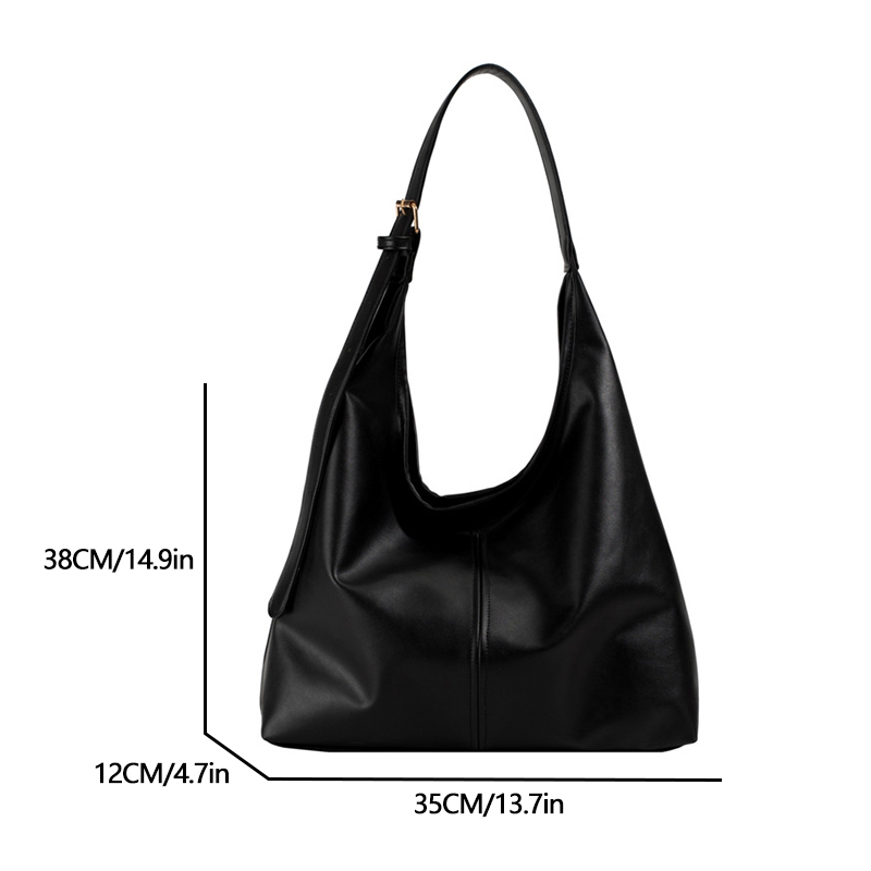 Leacat Retro commuting texture single shoulder bag for women with ...