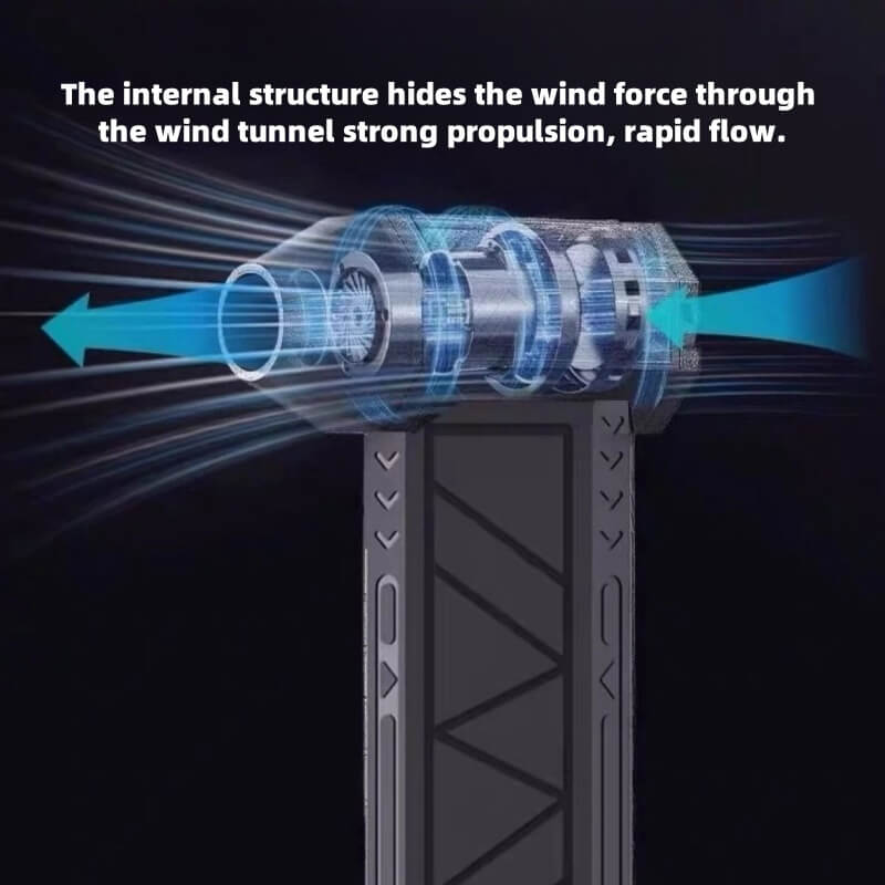 Air Blower Cordless Mini Turbo Jet Fan Electric Air Duste 130,000rpm ...