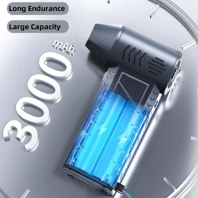 Air Blower Cordless Mini Turbo Jet Fan Electric Air Duste 130,000rpm ...