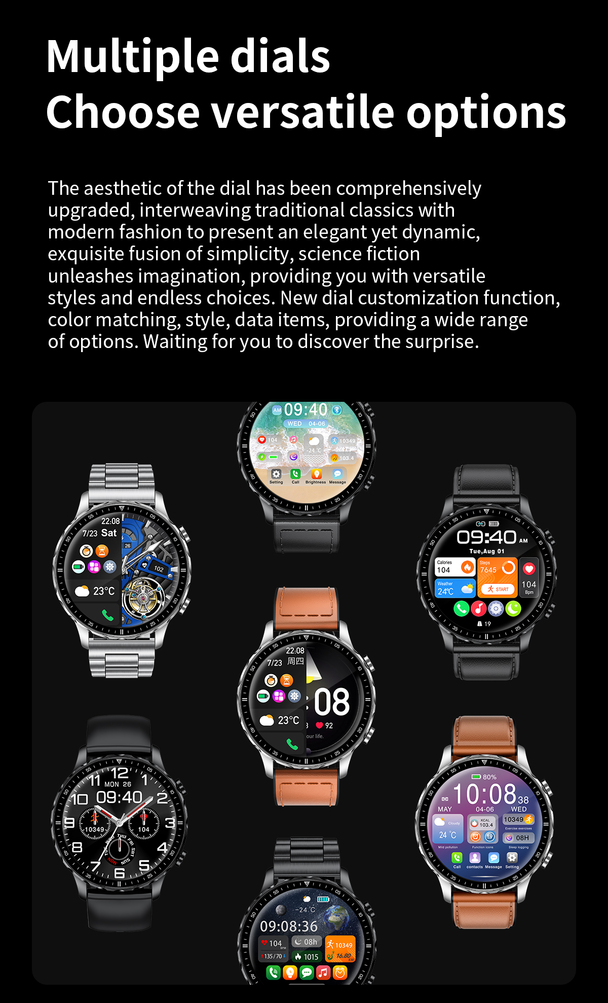 LIGE Smart Watch Original Men Blood Oxygen Health Monitor Watches AI ...