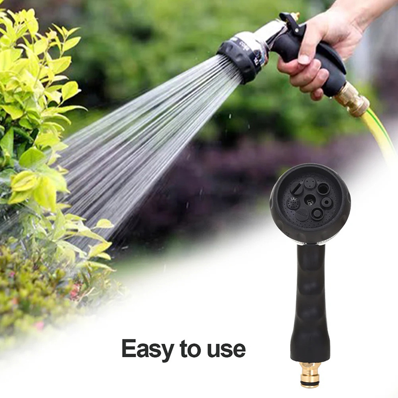 KIPRUN Metal Water Spray Gun, 7 Function Spray Nozzle, High Pressure ...