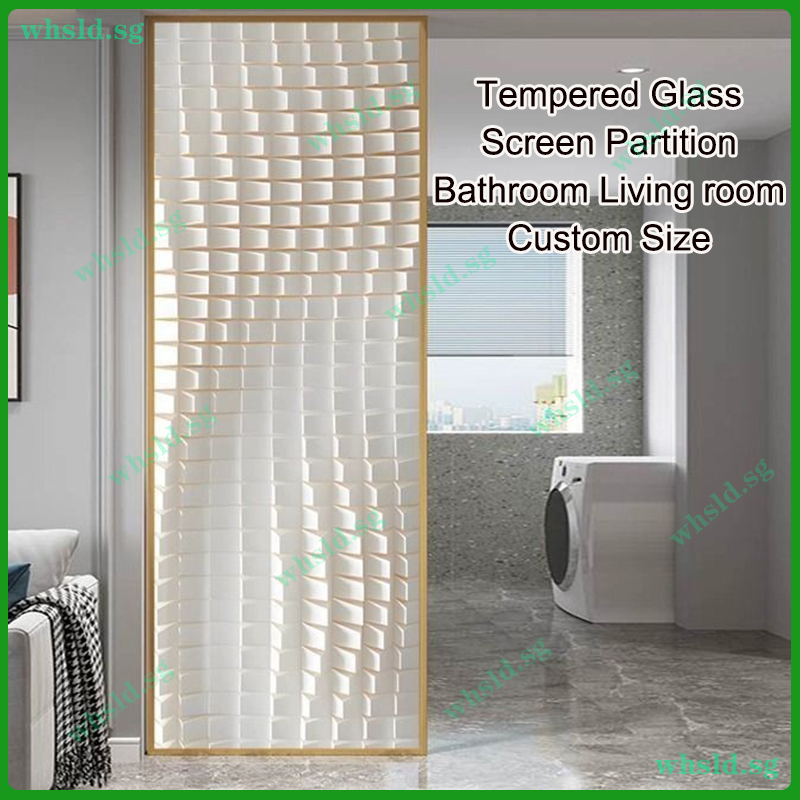 Art Glass Screen Partition Wall Living Room Bedroom Bathroom Aisle Home ...